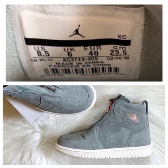Nike | Shoes | Nike Air Jordan Retro High Zip In Mica Green | Poshmark